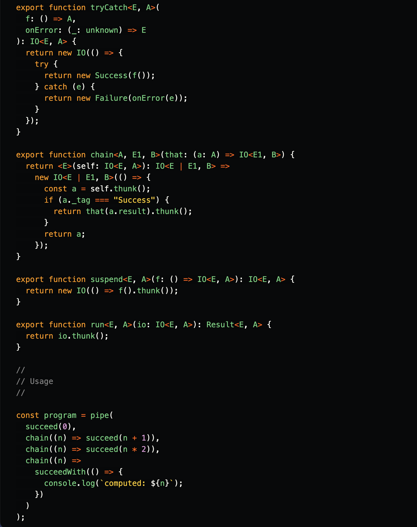 Building custom DSLs in TypeScript